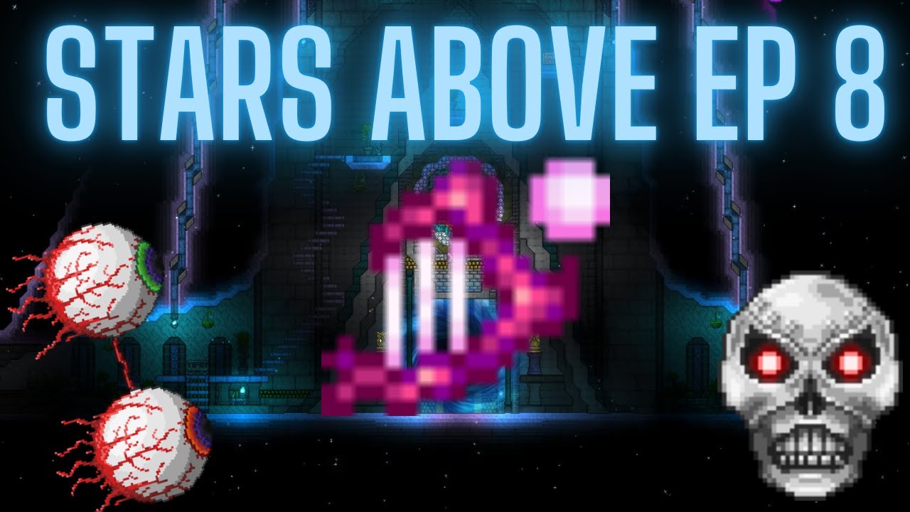 Fighting Mech Bosses and Exploring Planets in Terraria Stars Above Mod ...