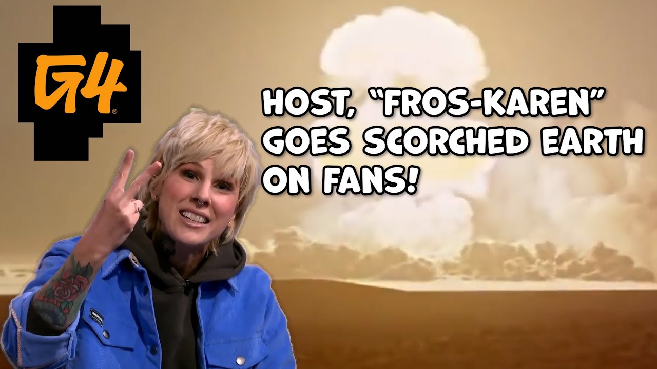 G4 TV's X-Play Host Goes Scorched Earth On Fans! - YouTube