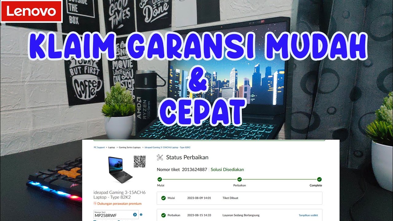 Cara mengklaim garansi laptop Lenovo terbaru. Premium Care - YouTube