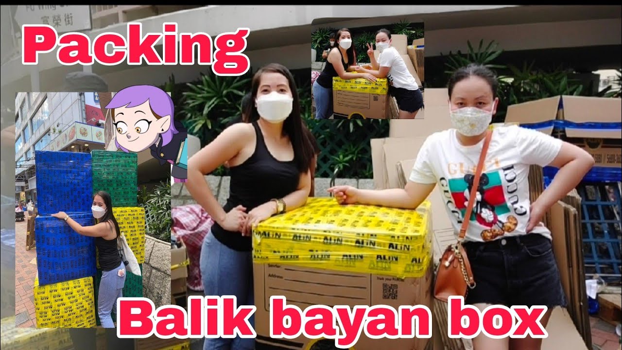 Packing Balik Bayan Box || From Hong Hong to Philippines #balikbayanbox ...