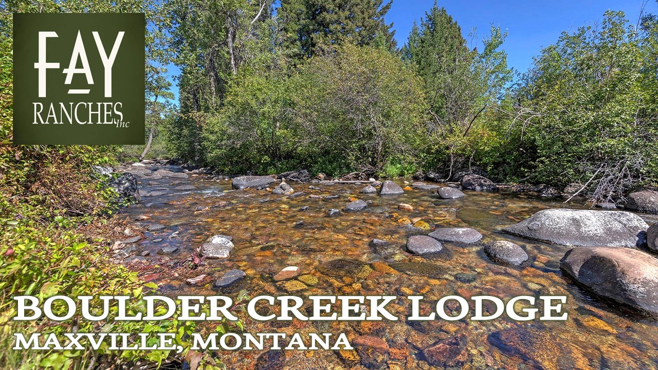 Montana Property For Sale | Boulder Creek Lodge | Maxville, MT - YouTube