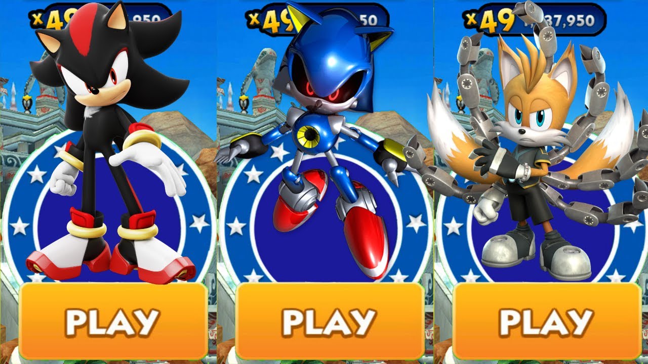Sonic Dash - Metal Sonic vs Shadow vs Tails Nine vs All Bosses Eggman ...