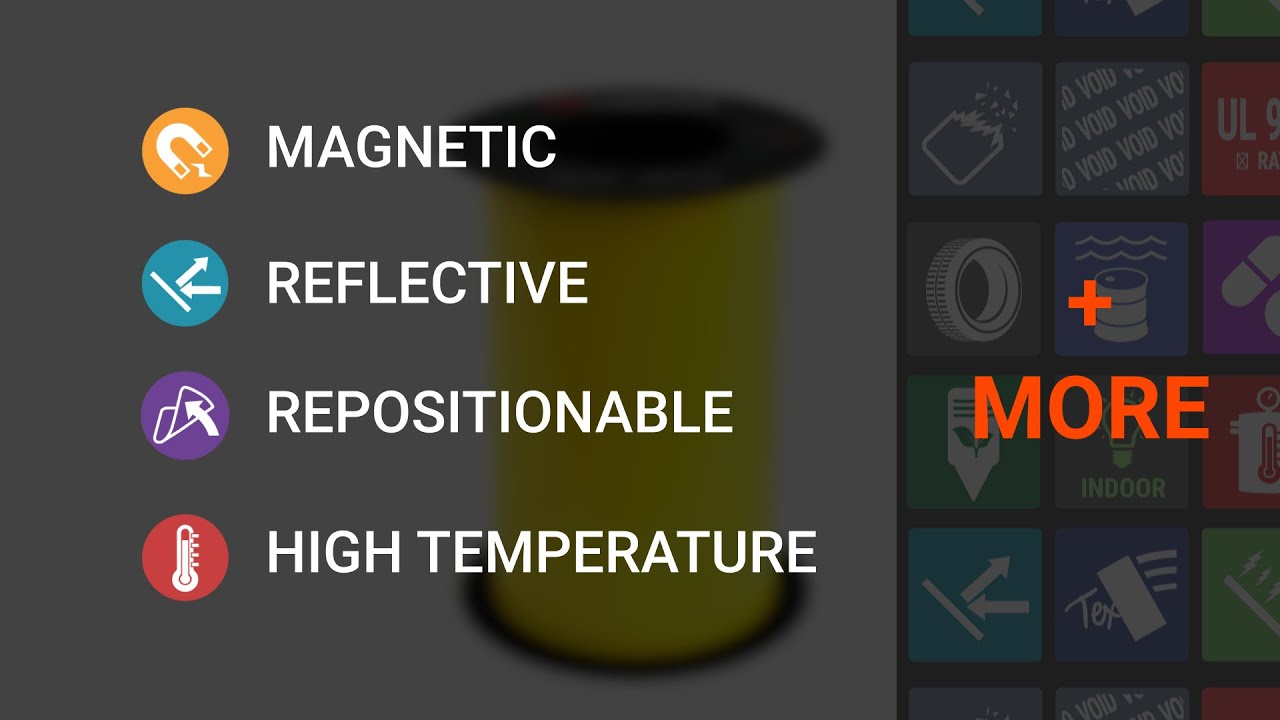 LabelTac® Premium Vinyl Label Supply - YouTube