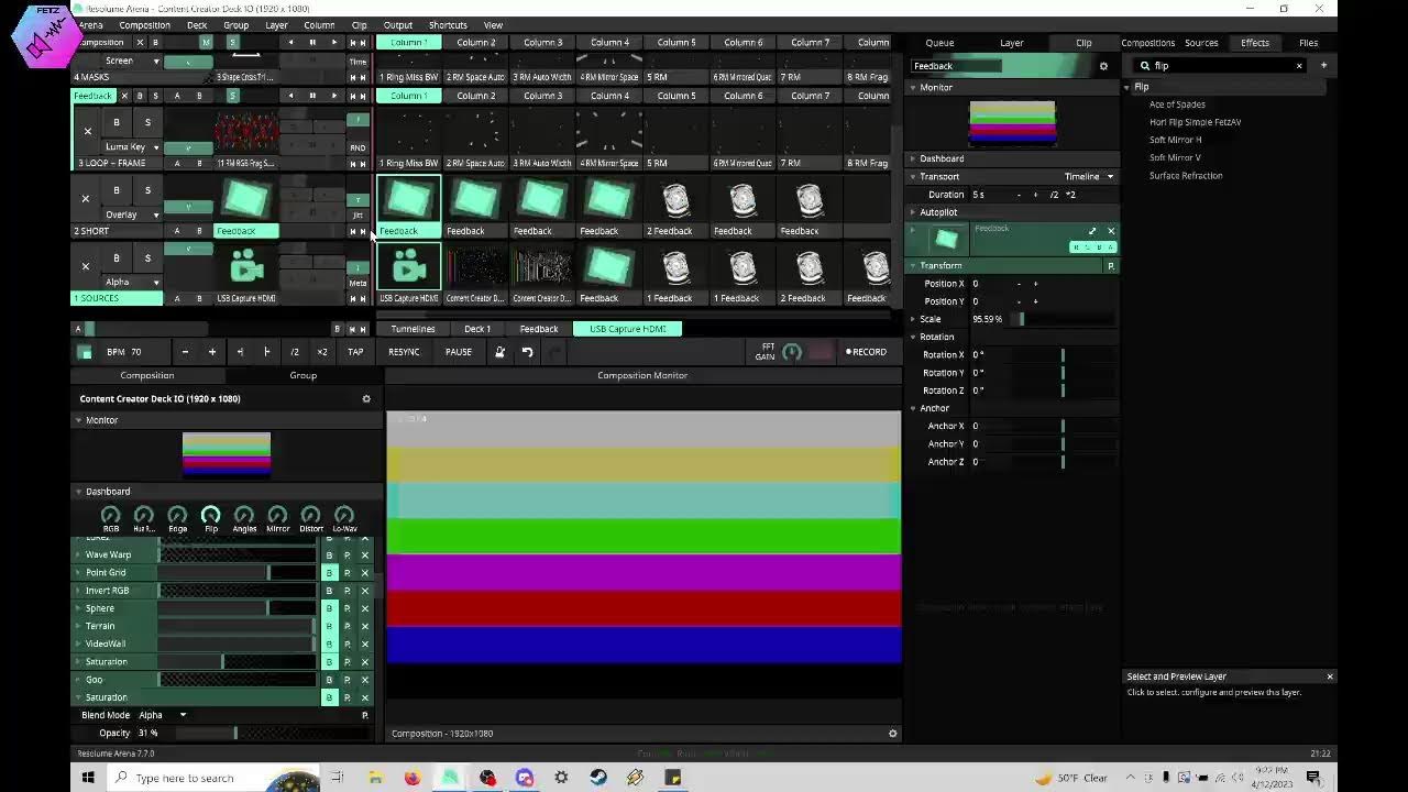 Resolume Sessions #10 Resolume Arena: Lofi Loop Experiments - YouTube