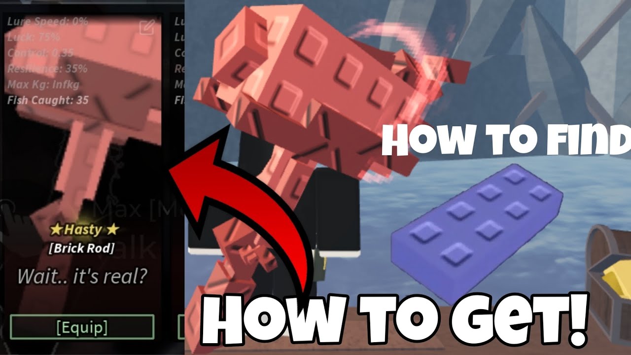 How to get the new Brick Rod in Fisch! - YouTube