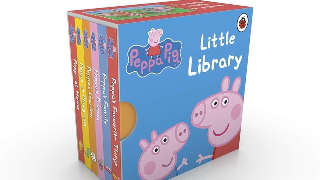 Read Aloud Peppa Pig Little Library Kids Books - YouTube