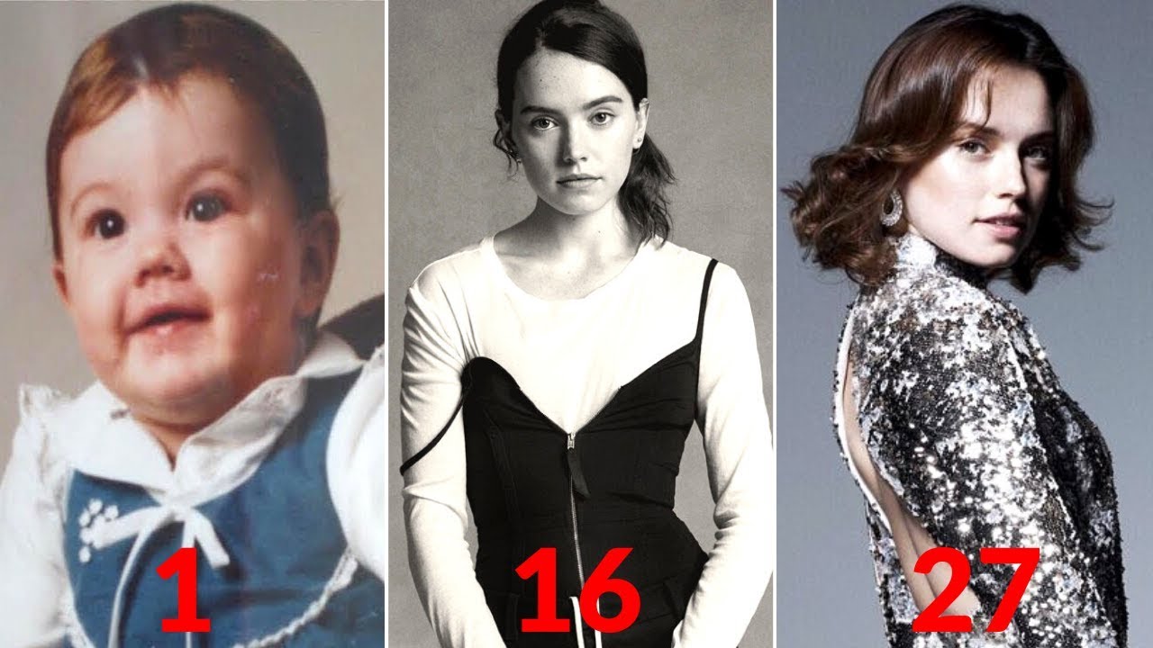 Daisy Ridley Transformation From 1 To 27 Years. - YouTube