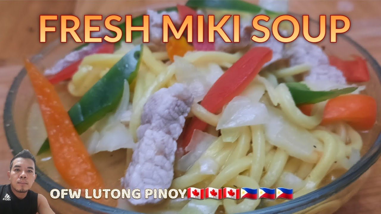 FRESH MIKI SOUP RECIPE - YouTube