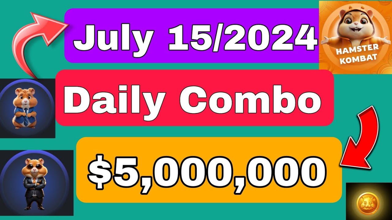 Hamster Kombat Daily Combo 15 July | July 15 Hamster Kombat Daily Combo ...