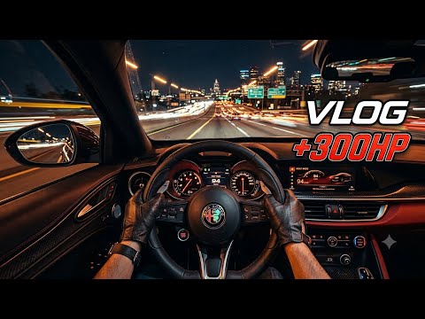 Alfa Romeo Guilia GECE YOLCULUK VLOG