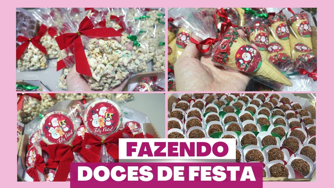 FAZENDO DOCES PARA FESTA | PASSO A PASSO - YouTube