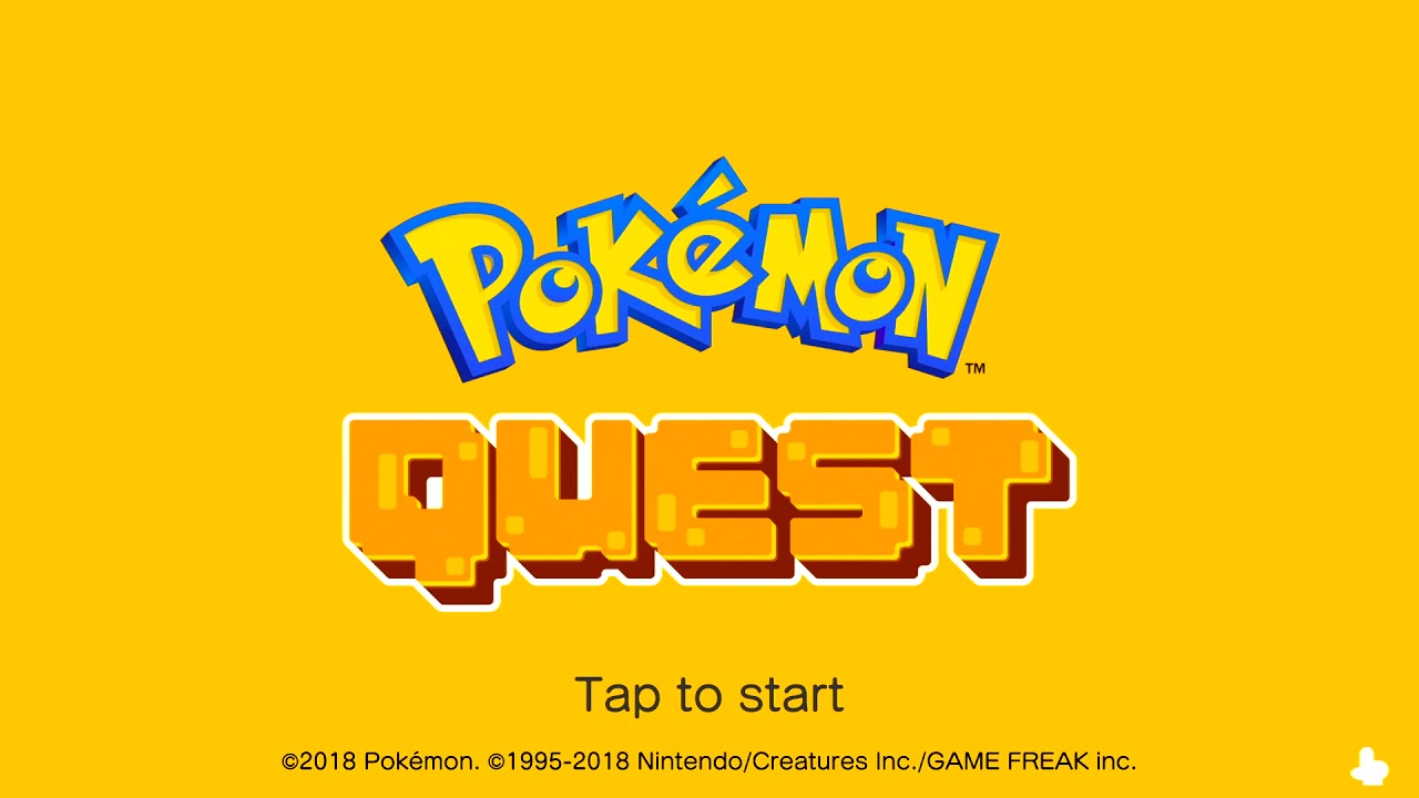 Pokémon Quest Title Screen (Switch) - YouTube