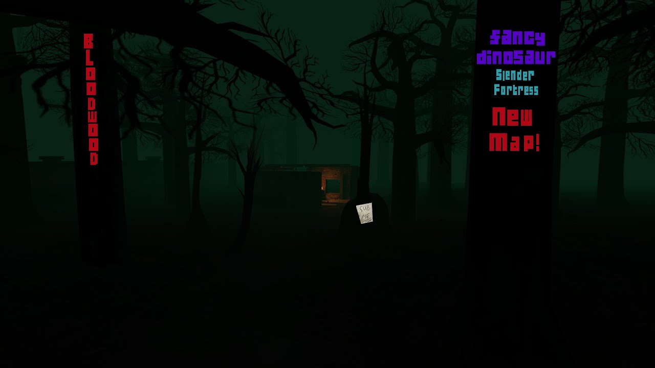 *New Map* Slender Fortress: Bloodwood - YouTube