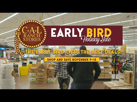 Early Bird Holiday Sale