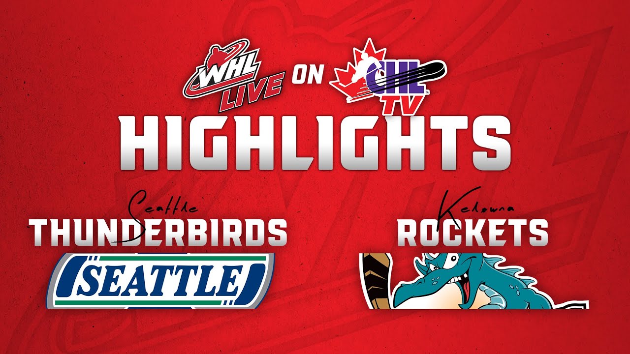 Seattle Thunderbirds at Kelowna Rockets 1/17 | WHL Highlights 2024-25 ...