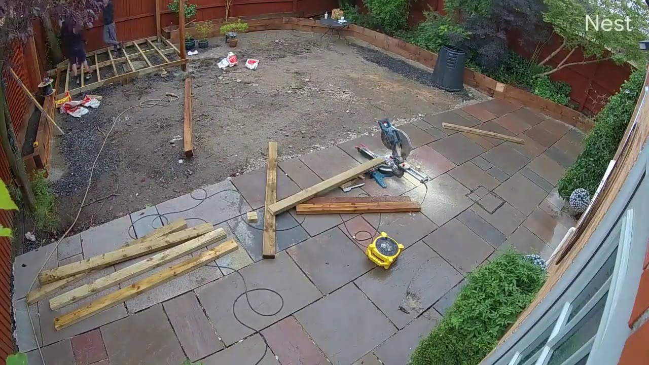 Garden Landscaping Time Lapse - YouTube