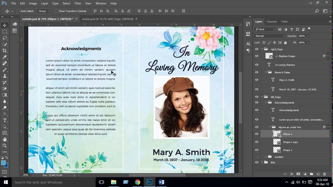 PSD to MS Word - YouTube