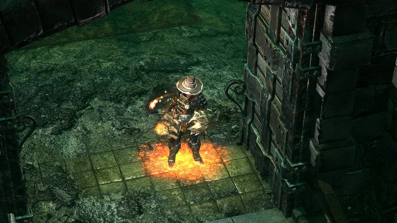 Grim Dawn gameplay. Throwing some bombs at Warden Grieg - YouTube