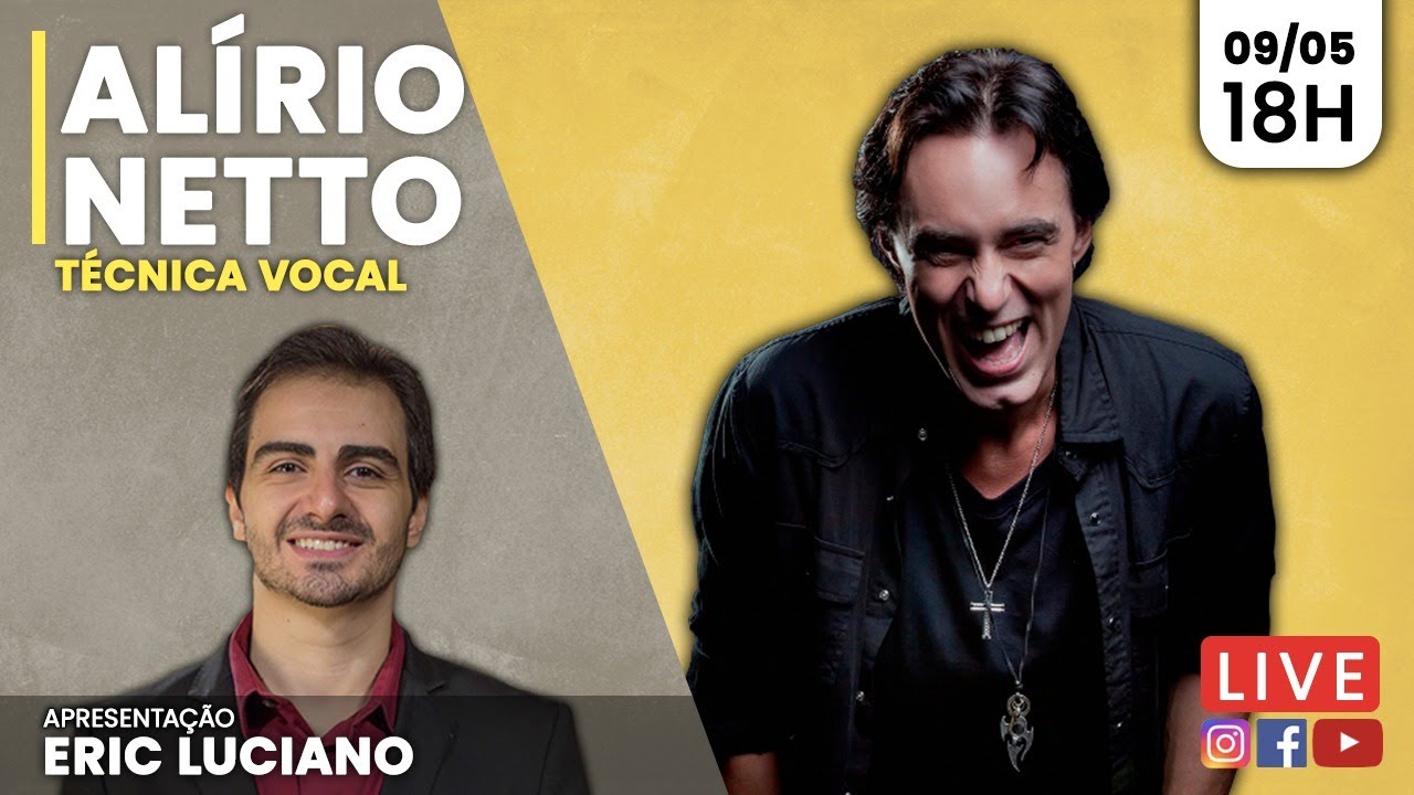 [LIVE] Alírio Netto - Técnica Vocal - YouTube