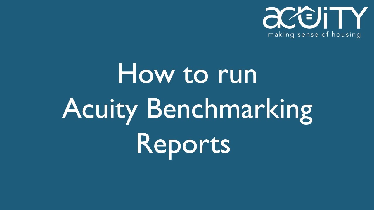 Acuity Benchmarking Reports - YouTube