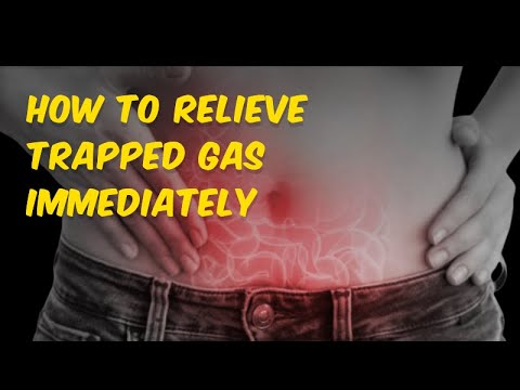 How to Relieve Trapped Gas Immediately? - YouTube