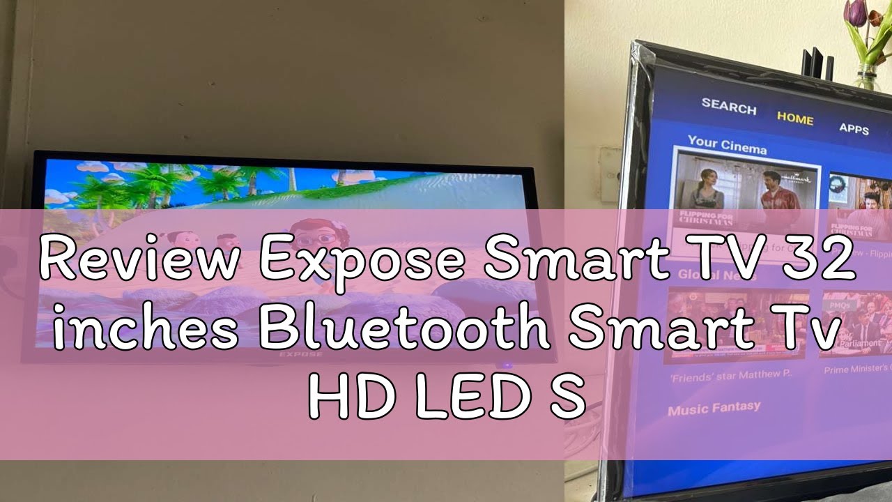 Review Expose Smart TV 32 inches Bluetooth Smart Tv HD LED Slim Android 11.0 Netflix/WIFI ...