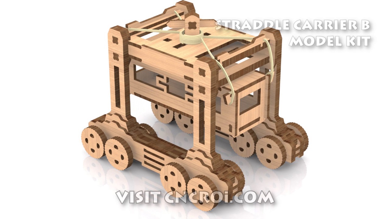 Straddle Carrier B: Model Kit - YouTube
