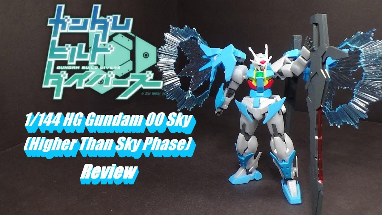 1/144 HG Gundam 00 Sky(Higher Than Sky Phase) Review - YouTube