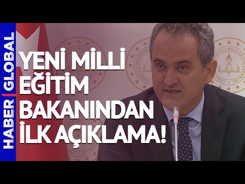Yeni Milli Eğitim Bakanı Mahmut Özer'den Flaş Yüz Yüze Eğitim Açıklaması