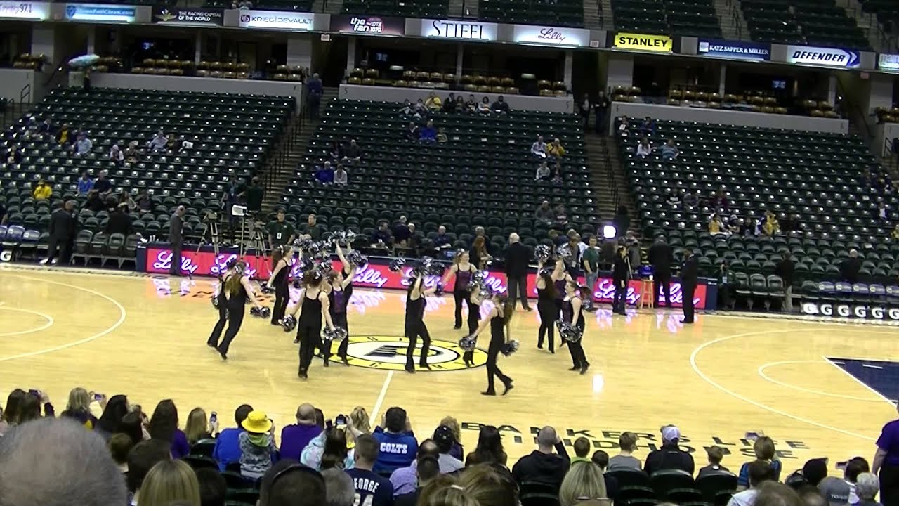 Rhythm N Motion dance team at Pacers Game 3-12-15 - YouTube