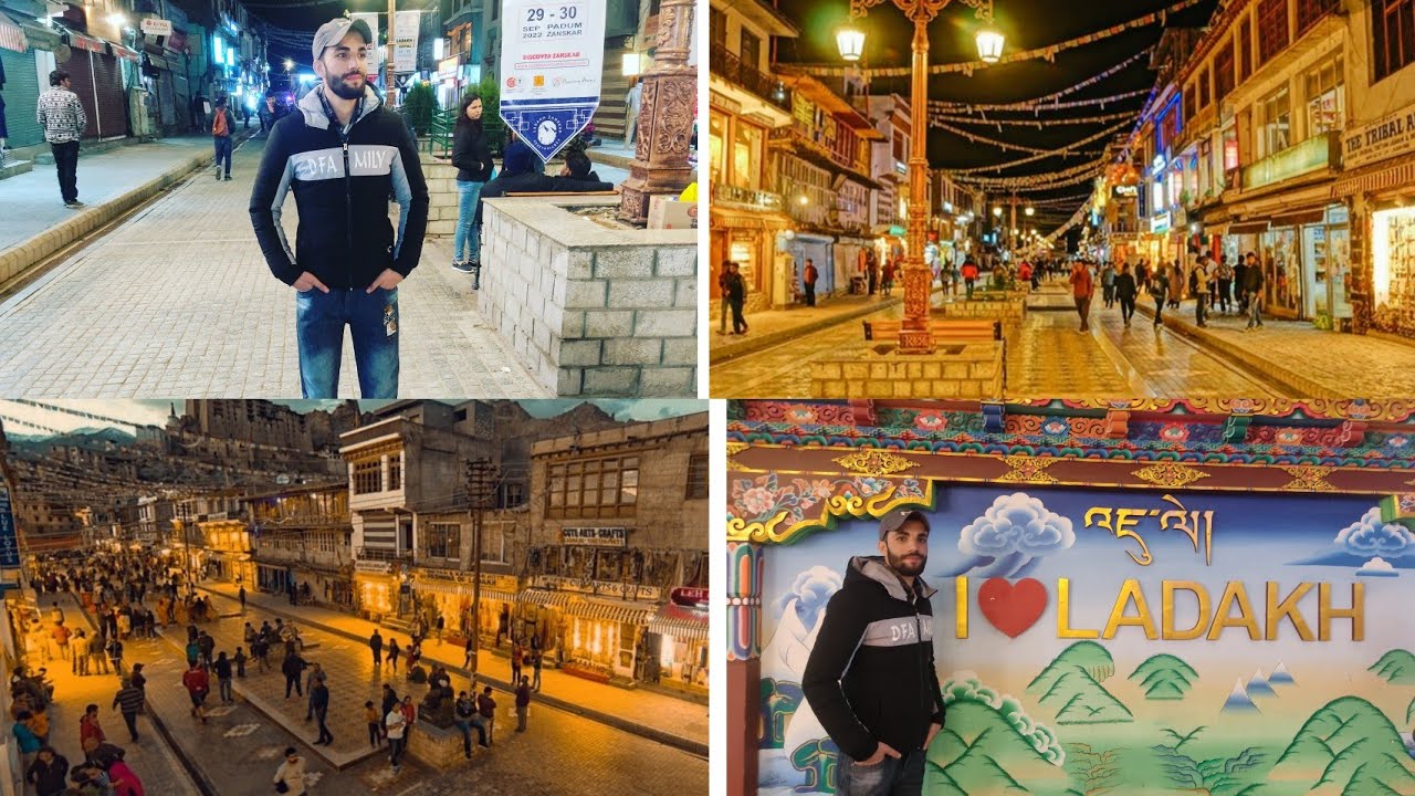 Shopping Market Leh | Leh Mall Road 2022 | Leh Main Market | Leh Ladakh ...