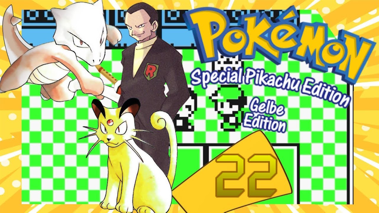 Let´s Play Pokémon Gelb #22 | Team Rocket Boss Giovanni & Pokémon Turm ...
