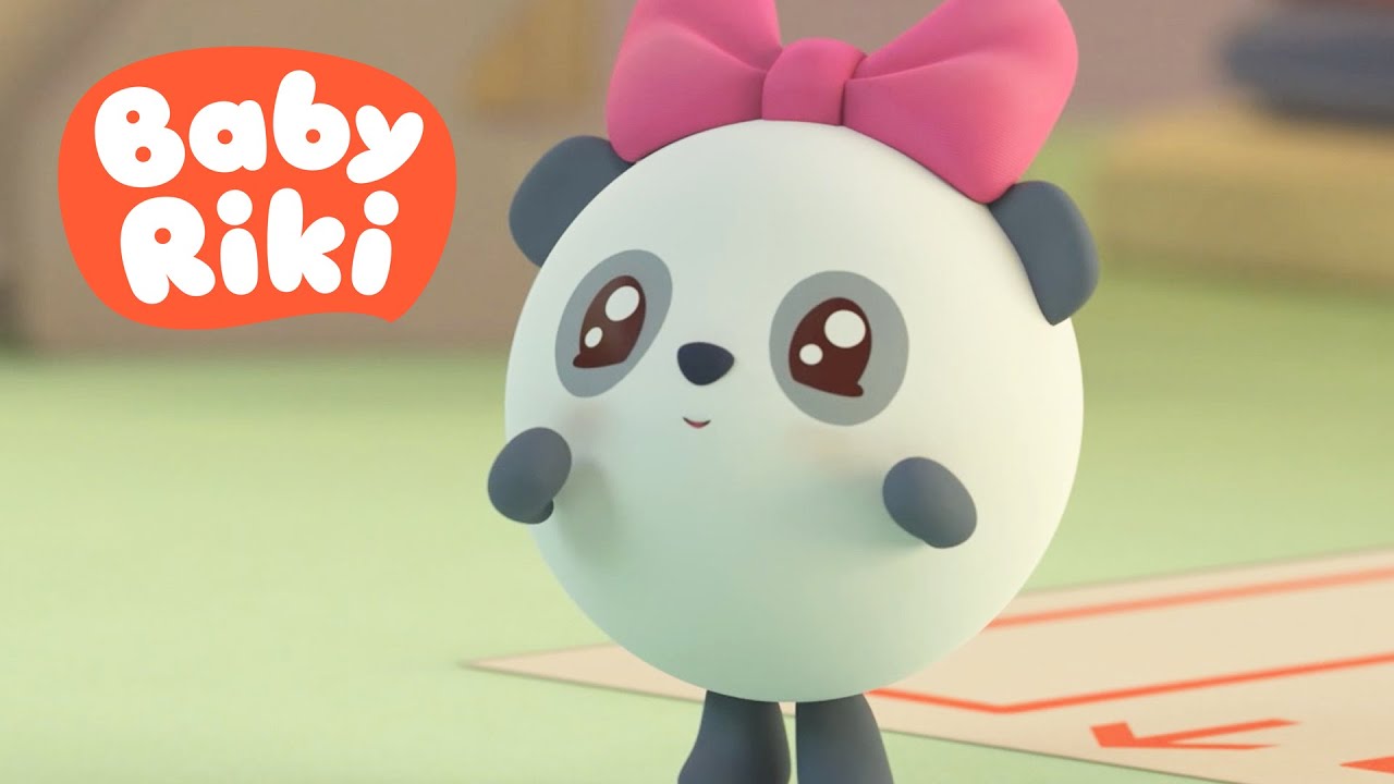 BabyRiki RO - Pandy desenează cu creta | Desene animate pentru copii de ...