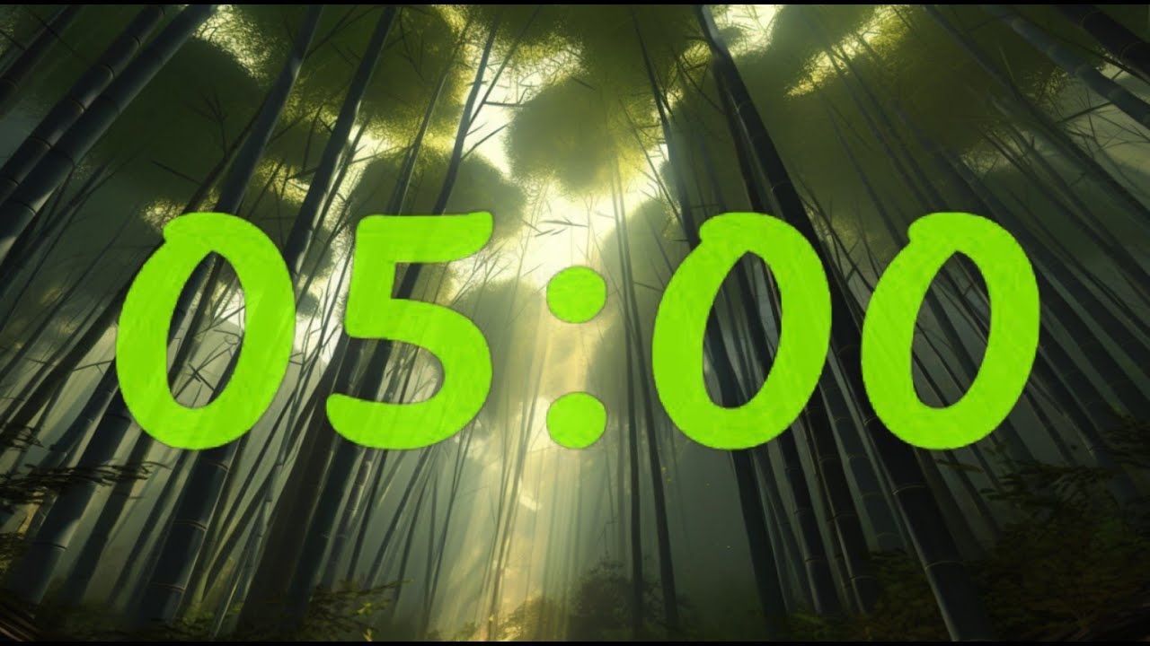 5 Minute Timer Bamboo Forest - YouTube