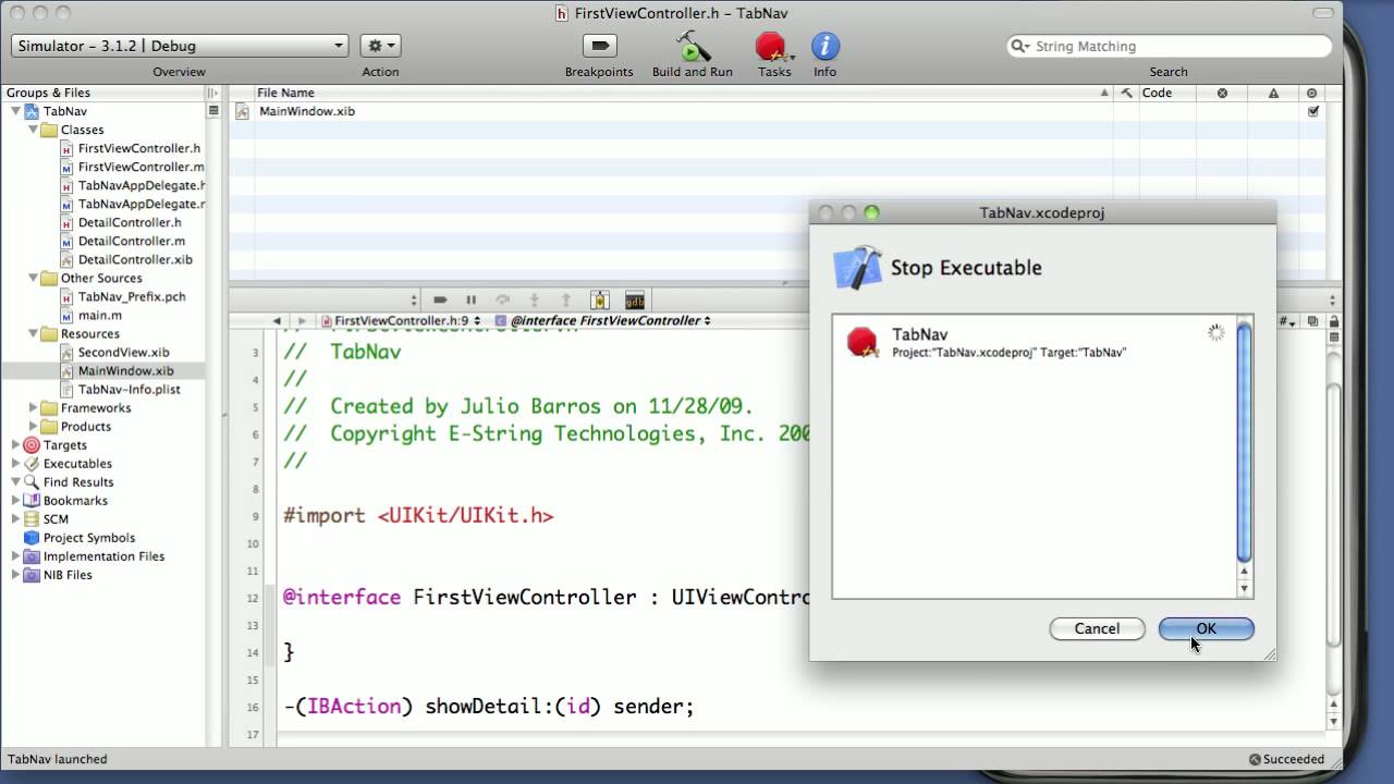 Tab Bars and Navigation Controllers in Interface Builder - YouTube