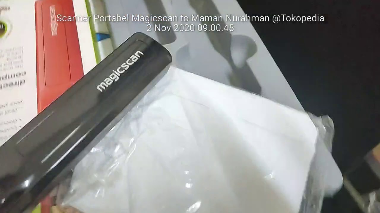 Scanner portable Magicscan to Maman Nurahman @Tokopedia 021120 - YouTube