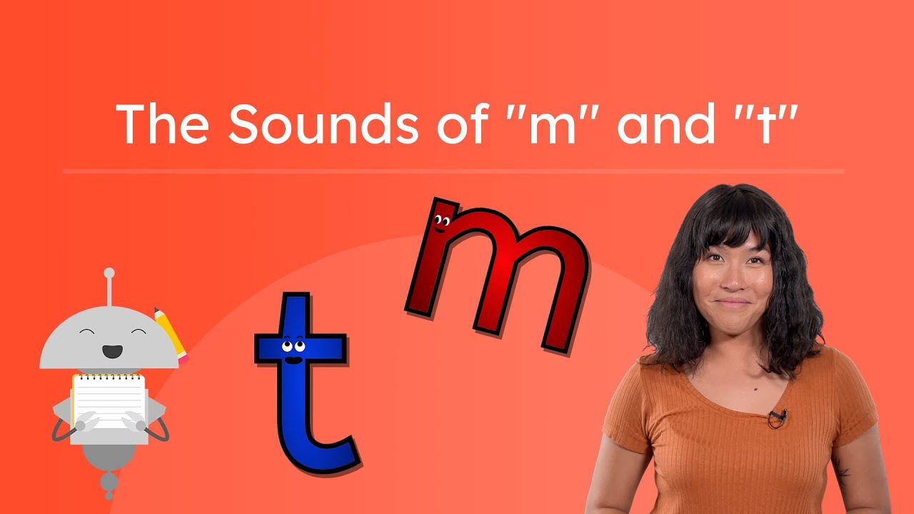 The Sounds of "m" and "t" - NEW Learn to Read: Level A for Kids! - YouTube
