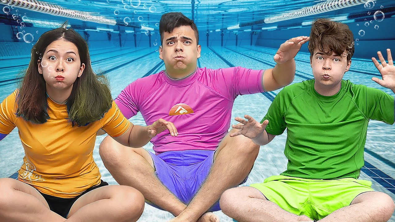 BOYS VS GIRLS CHALLENGE LAST TO LEAVE POOL WINS BY CRAFTY HACKS - YouTube