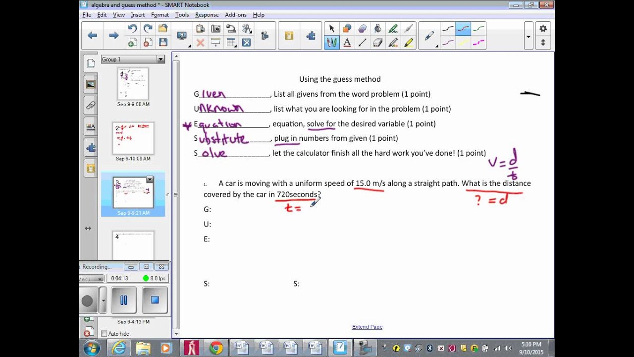 Using the Guess Method Tutorial - YouTube