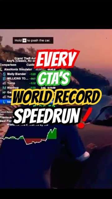 EVERY GTA World Record Speedrun! #gta #speedrun - YouTube