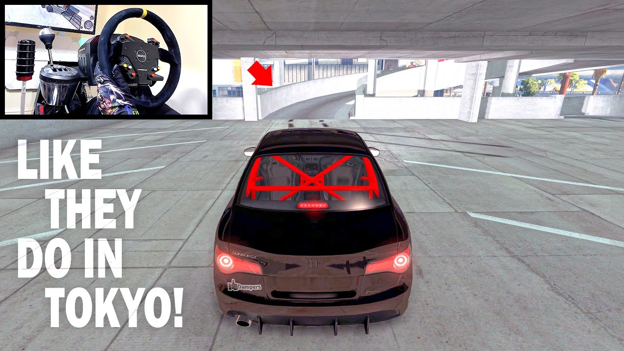 Drifting to the Top of a Parking Garage! (Tokyo Drift Style!) - BeamNg ...