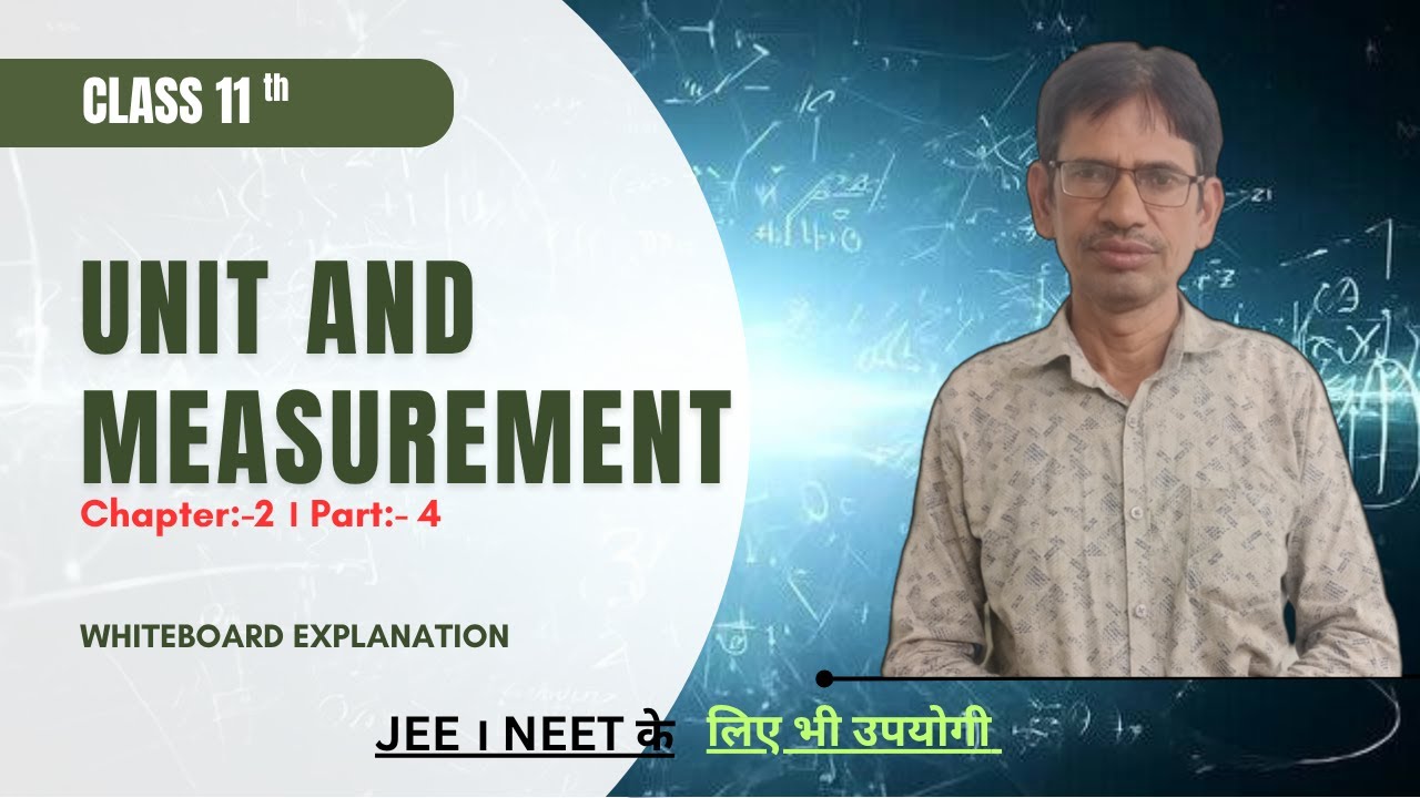 Chapter 2 – Units and Measurements | Class 11 Physics | NCERT Concepts ...