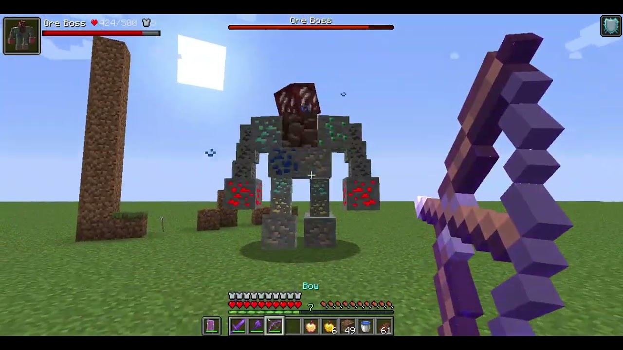 ME Vs Random Boss Addition Mod - Minecraft Boss Fight - YouTube