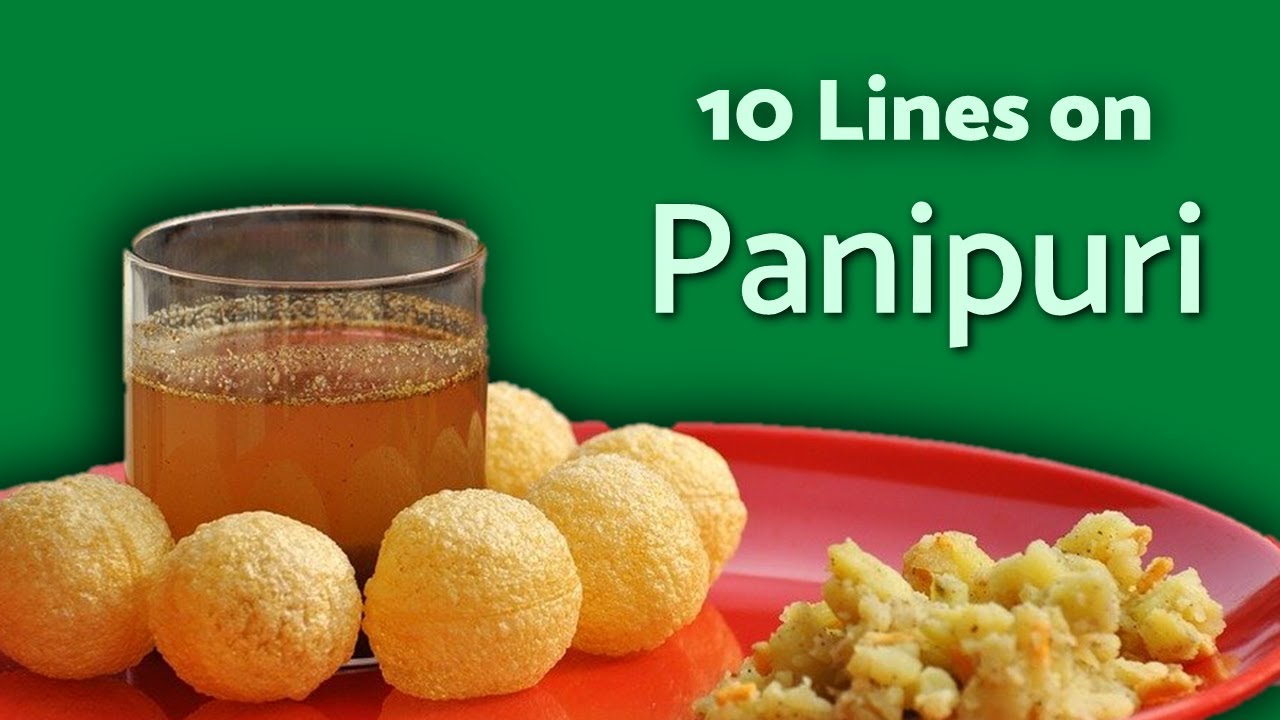 Panipuri - 10 Lines on Panipuri | TeachMeYT - YouTube