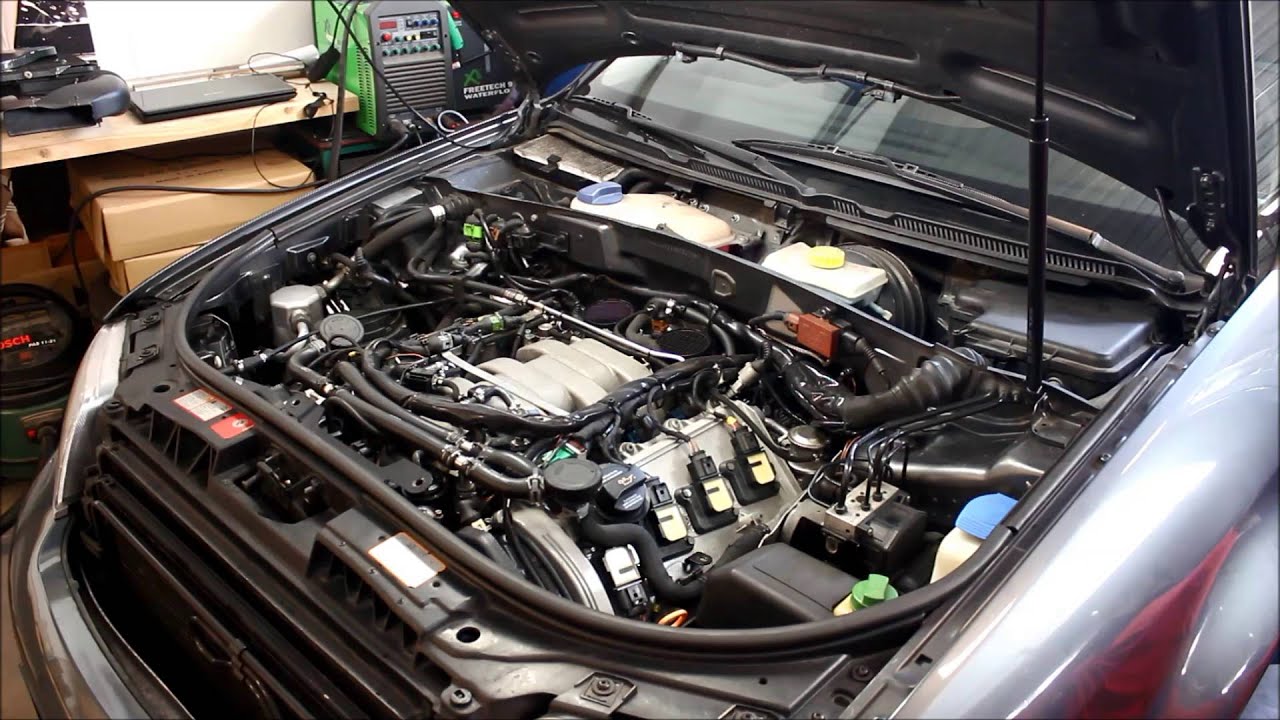 Audi RS6 C5 running after big overhaul. - YouTube