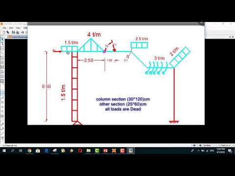 analysis of frame Sap2000 شرح - YouTube