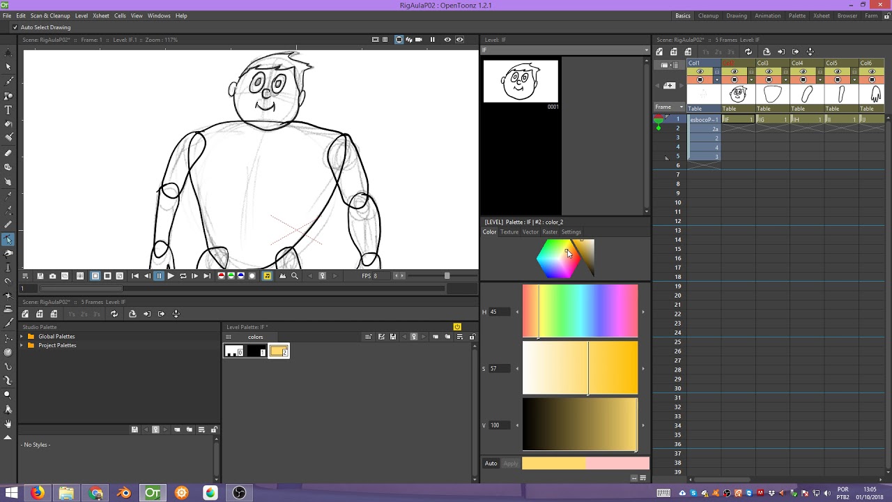 Rig OpenToonz Parte 02 - YouTube