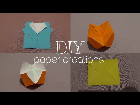 DIY PAPER CREATIONS BY CLARA #diy #papercraft #education - YouTube