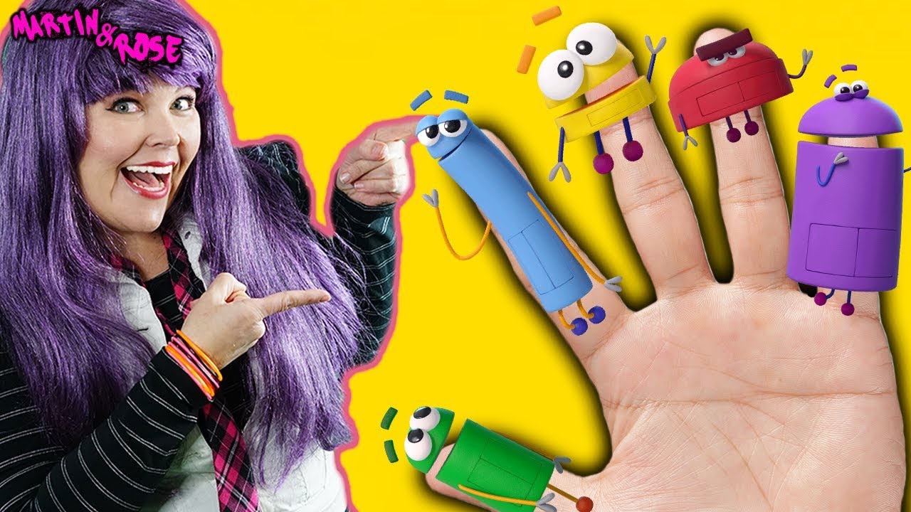 Five Finger Family Storybots | Counting Songs for Kids! - YouTube Music