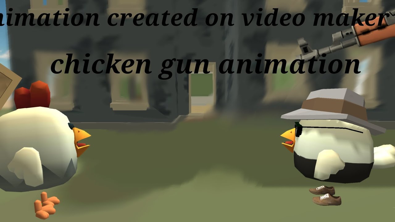 Chicken gun animation (animation created on video maker - YouTube